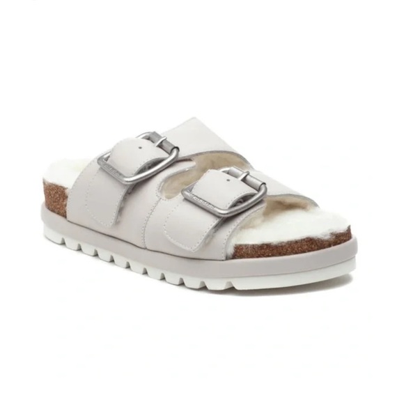 J/SLIDES | Shoes | Nwt Jslides Lynx Ivory Leather Sandal | Poshmark